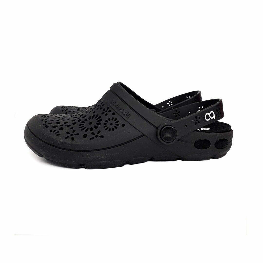 Crocs Negro Calado - Calzados Solamar